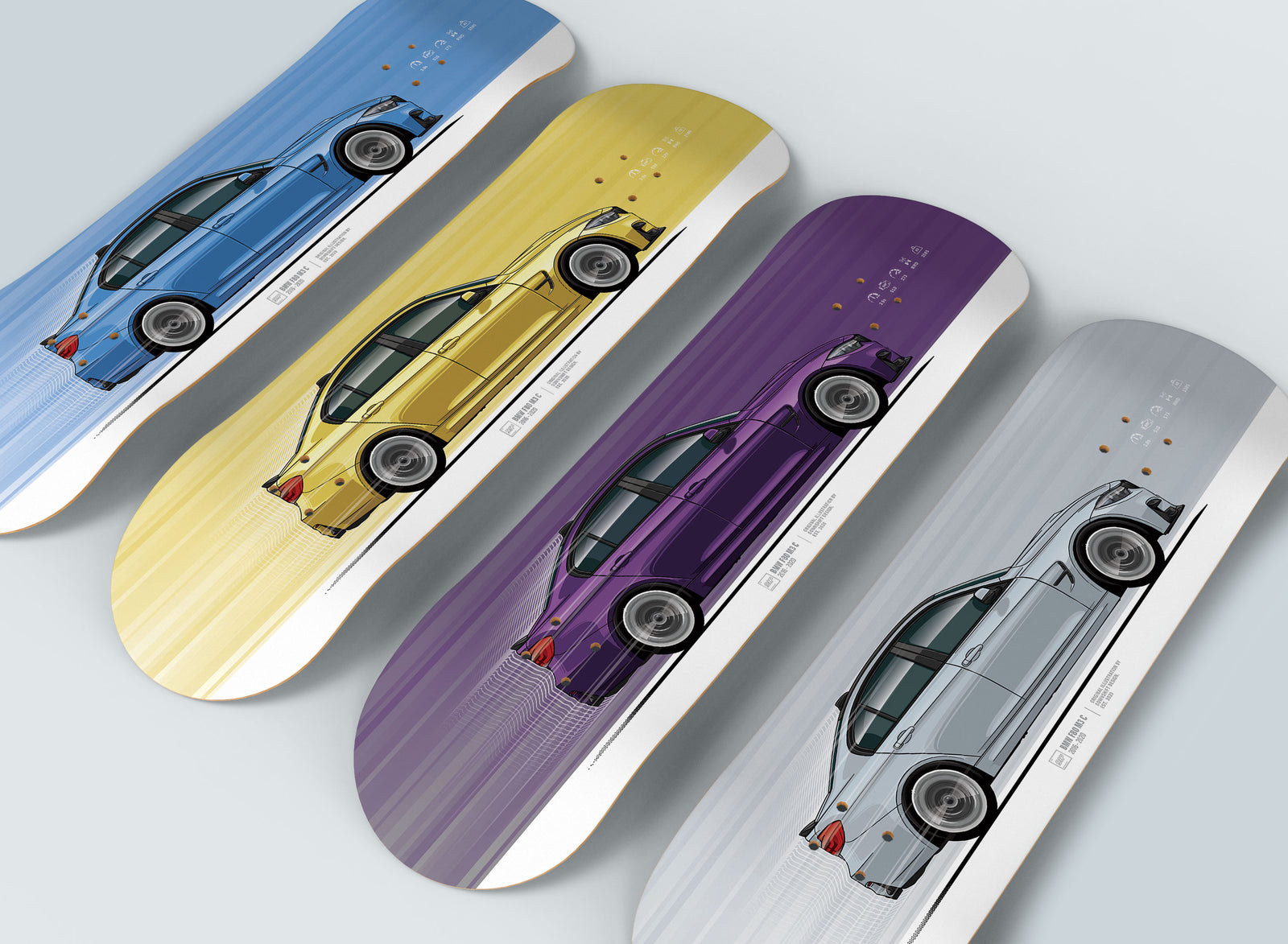 Custom Car Skateboards | Bespoke Automotive Art & Illustrations ...